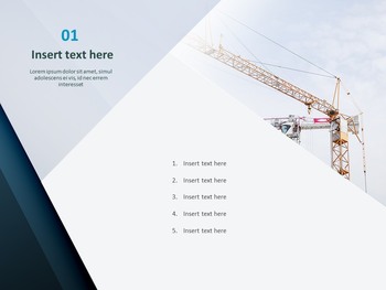 Construction Crane - Free Powerpoint Sample