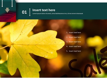Free Powerpoint Templates Design - Fall Sale