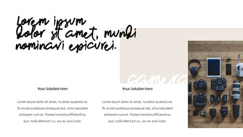 Camera PowerPoint Templates Multipurpose Design