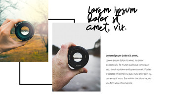 Camera PowerPoint Templates Multipurpose Design