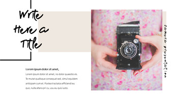 Camera PowerPoint Templates Multipurpose Design