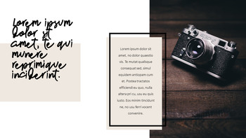 Camera PowerPoint Templates Multipurpose Design