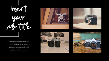 Camera PowerPoint Templates Multipurpose Design