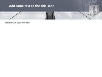 Office Made of Glass - Free PPT Template