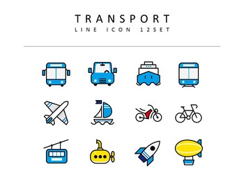Transportation Vector Art|Icon|Diagram