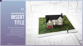 Architecture Blueprints PowerPoint Templates