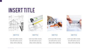 Architecture Blueprints PowerPoint Templates