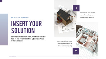 Architecture Blueprints PowerPoint Templates