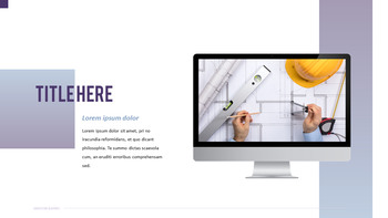 Architecture Blueprints PowerPoint Templates