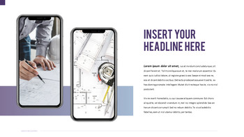 Architecture Blueprints PowerPoint Templates