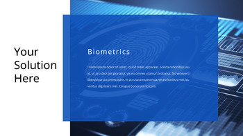 Biometrics Security PowerPoint Templates for Presentation