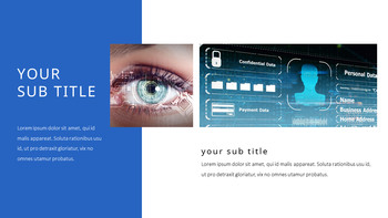Biometrics Security PowerPoint Templates for Presentation