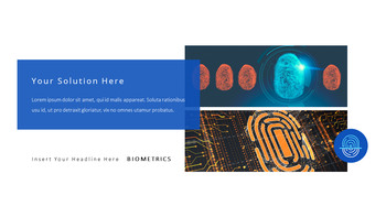Biometrics Security PowerPoint Templates for Presentation