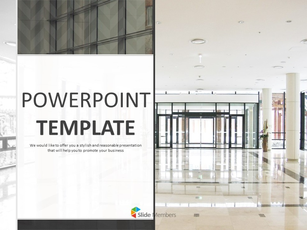 A Lobby at Company - Free Template Design