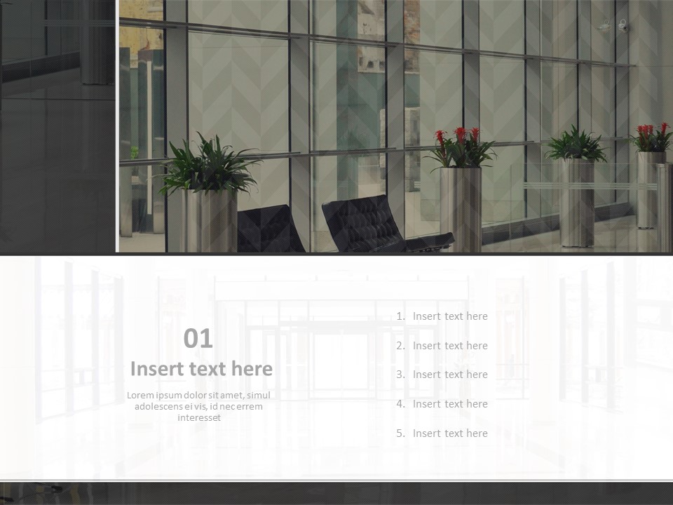 A Lobby at Company - Free Template Design