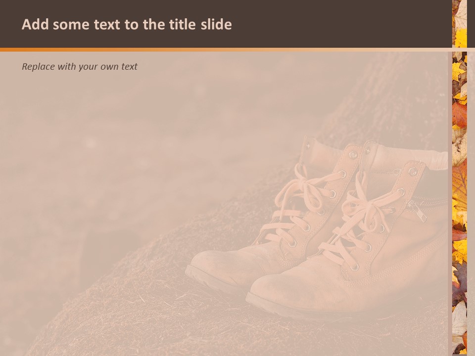 A Walk on Fall - Free Powerpoint Templates Design|Slides