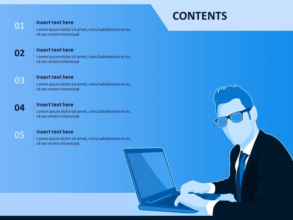 Businessmen Illustration - Free Template Design