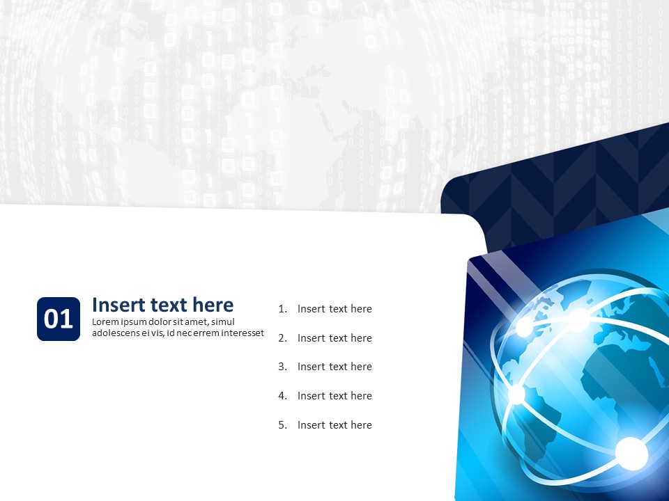 Plantilla de diseño gratis - Mundo de Internet