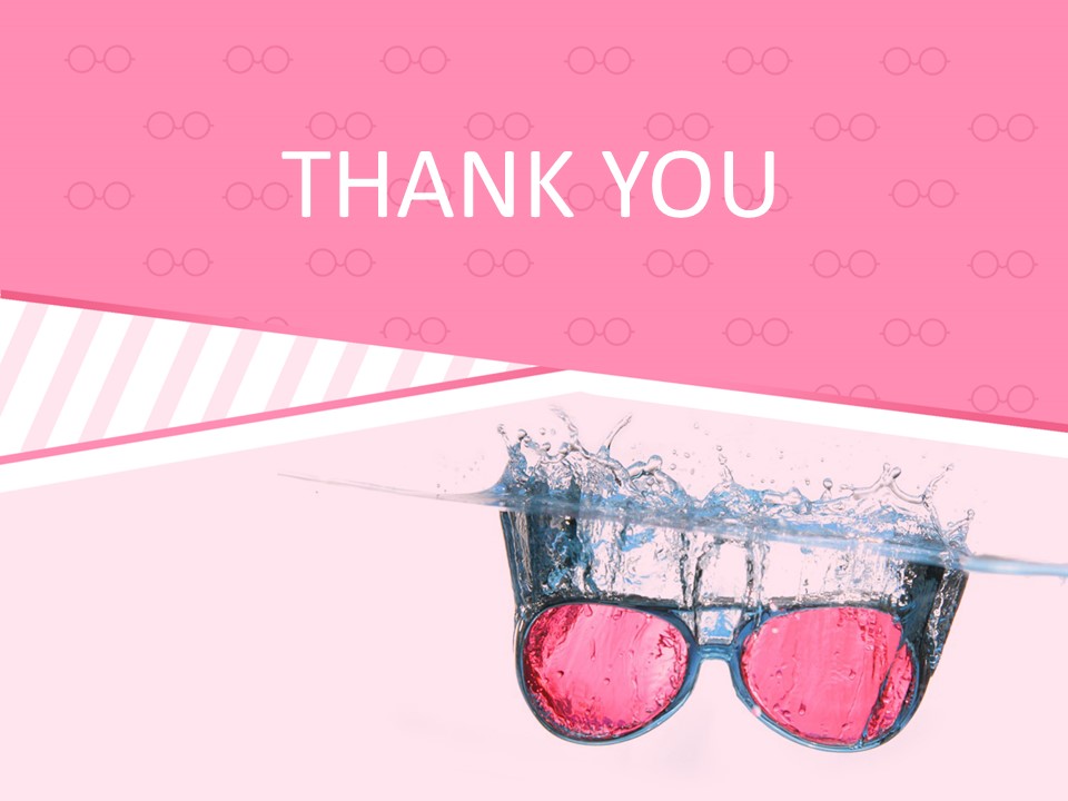 Free PPT Template - Sunglasses