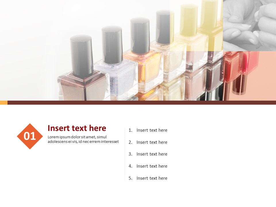 Free Presentation Templates - Colorful Manicures|PPT|Slides