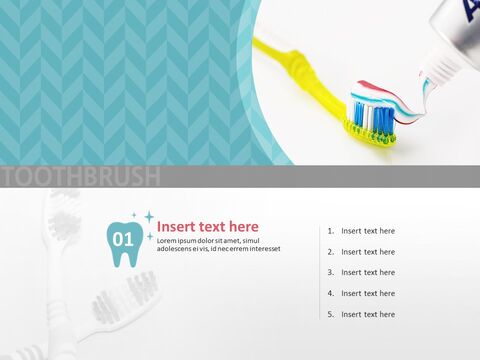 Toothbrush and Toothpaste - Free PPT Sample