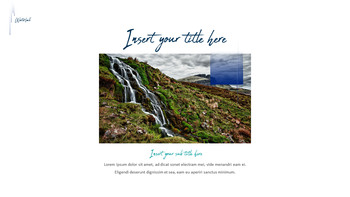 Waterfall Slide Presentation