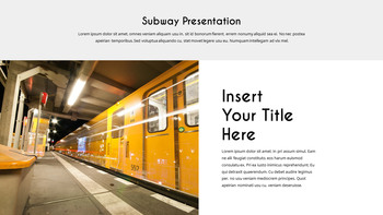 Subway PowerPoint Presentation Examples