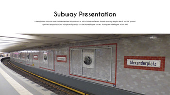 Subway PowerPoint Presentation Examples