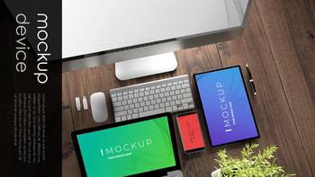 Device Mockup PowerPoint Business Templates