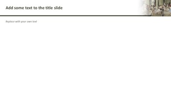 Edgar Degas "The Ballet Class" - Google Slides Templates Free Download