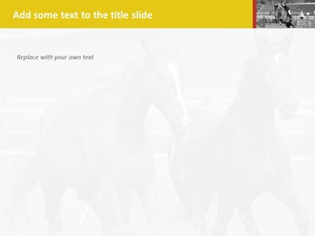 A Horse and Horse-riding - Free Google Slides themes