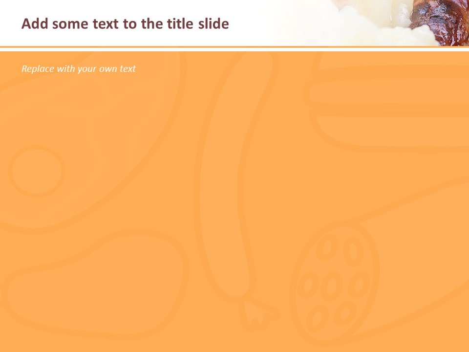 Broiled Sausage - Free Powerpoint Templates Design