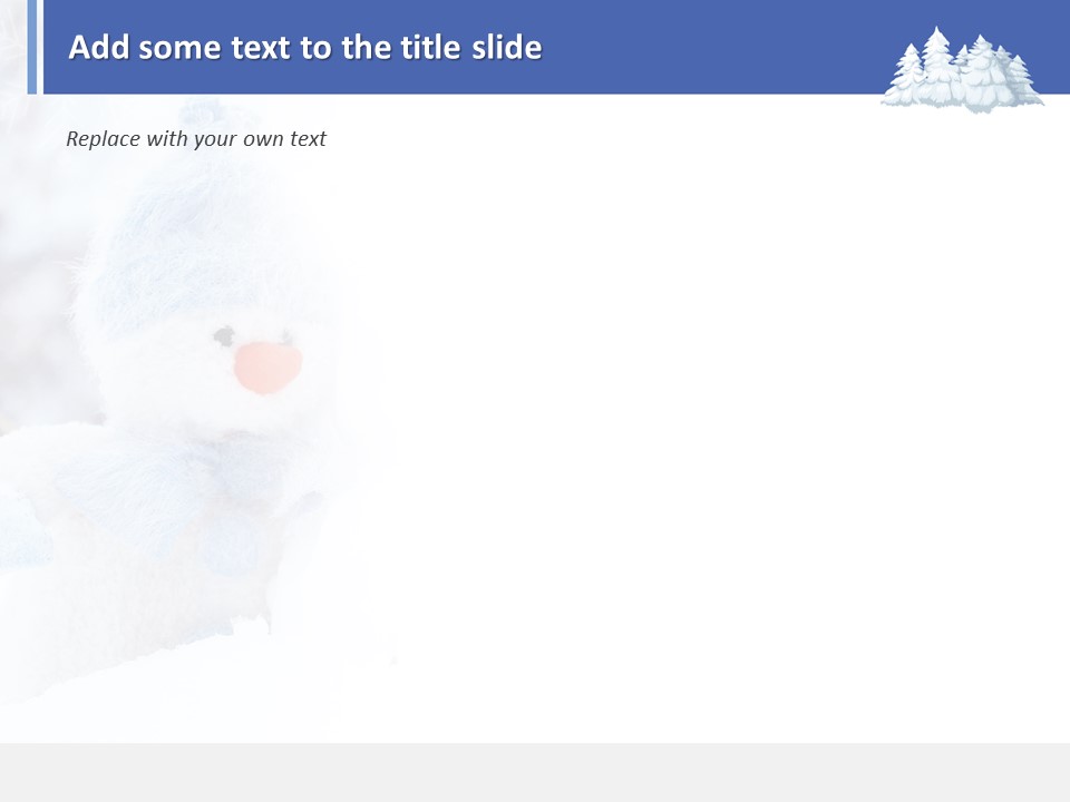 Free Design Template - A Cute Snowman