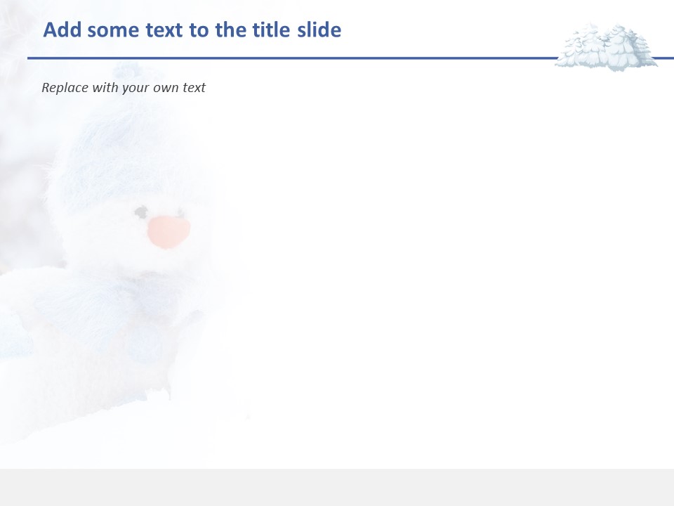 Free Design Template - A Cute Snowman