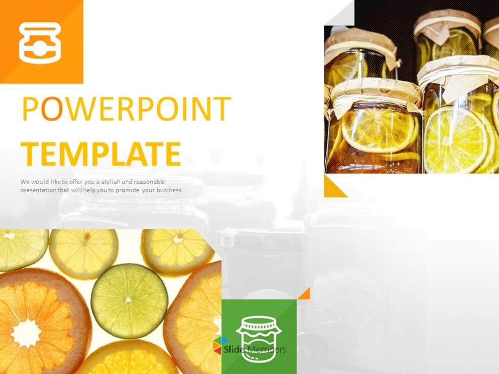 Free Powerpoint Sample - Citrus Juice|Templates|Slides
