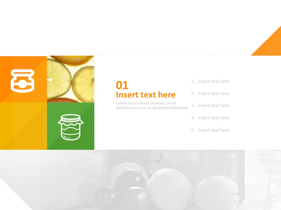Free Powerpoint Sample - Citrus Juice|Templates|Slides
