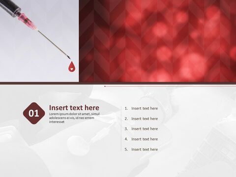 Free Powerpoint Templates Design - Blood Donation