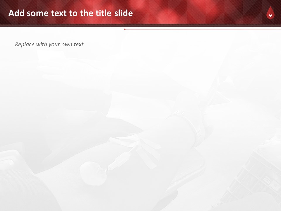 Free Powerpoint Templates Design - Blood Donation