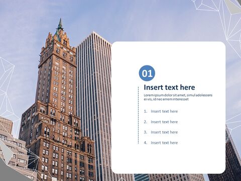 Free PPT Template - Buildings and Cities