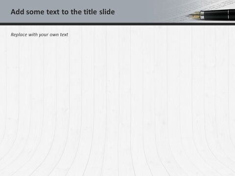 Free PPT Template - Contract Agreement