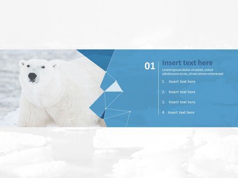 Glacier and Polar Bears - Free PPT Template