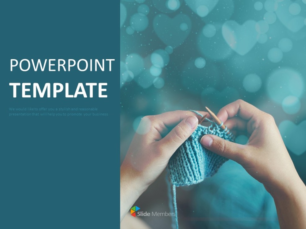 Knitting With Love - Free PPT Sample