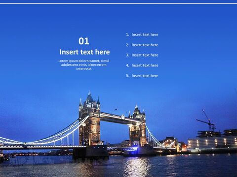 London Tower Bridge - Kostenlose PPT-Vorlage