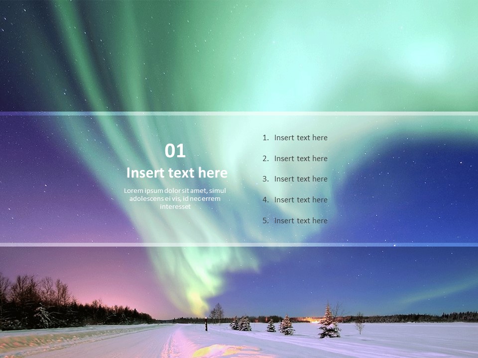 Mysterious AurorA - Free PPT Template