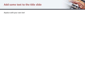 Charcoal-broiled Pork - Free Google Slides Templates