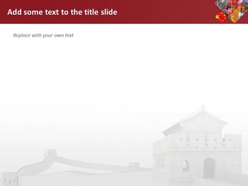 Free Google Slides - China Trip