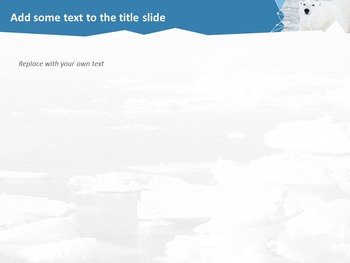 Glacier and Polar Bears - Free Google Slides Templates