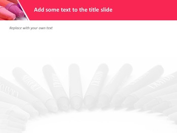 Rainbow Colored Pencils Google Slides Free