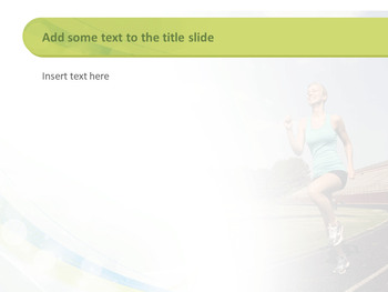 Free Google Slides Template - Running