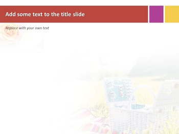 Free Google Slides themes - Picnic on Spring Days